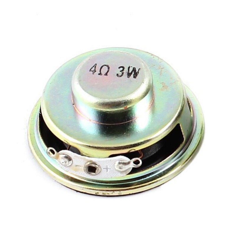 4 ohms 3 W metal round net speaker 2 pcs – Grandado