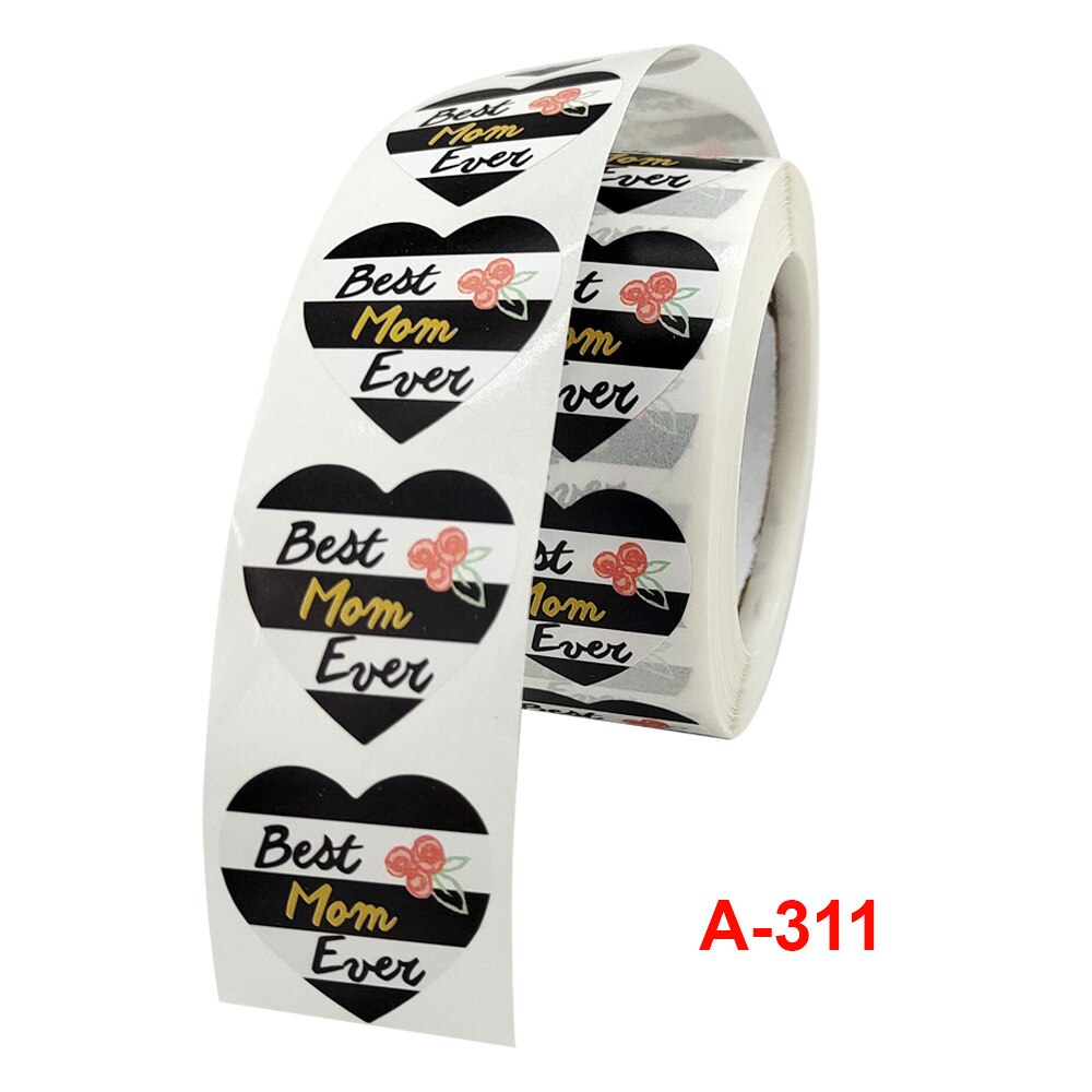 Love Shape Happy Mother's Day Stickers Best Mom Ev... – Grandado