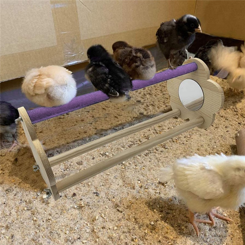 Chicken Perch Toys Strong Solid Wooden Roosting Ba... – Grandado