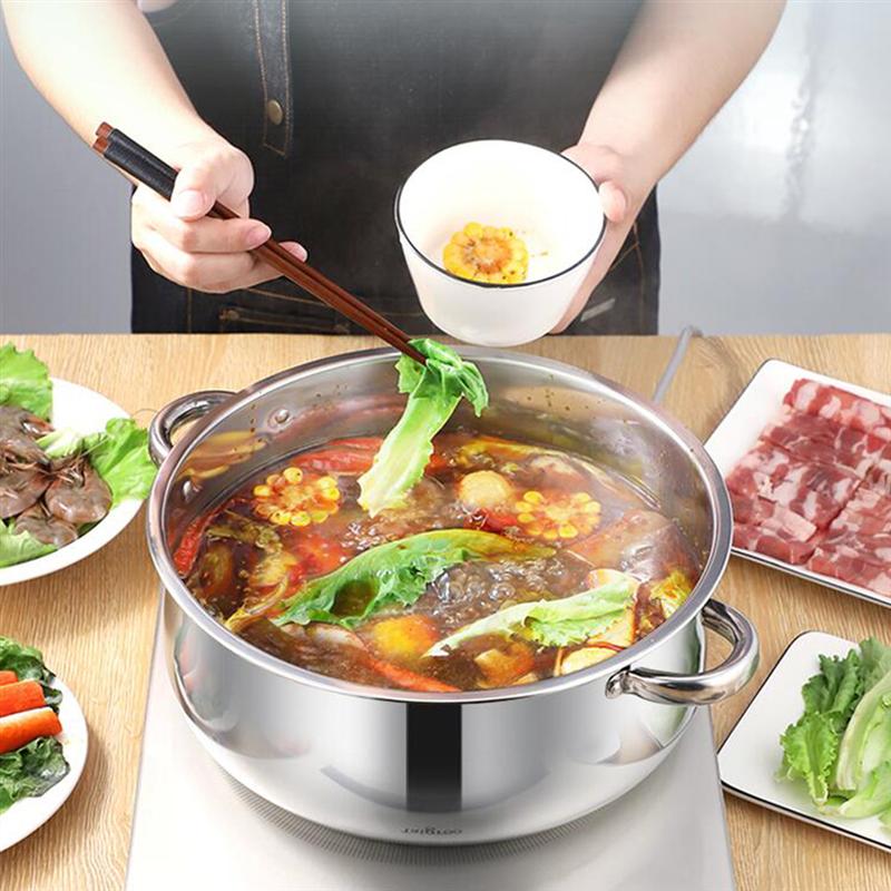 1Pc Vier-Layer Rvs Stockpot Super Dikke Pot (28Cm) – Grandado