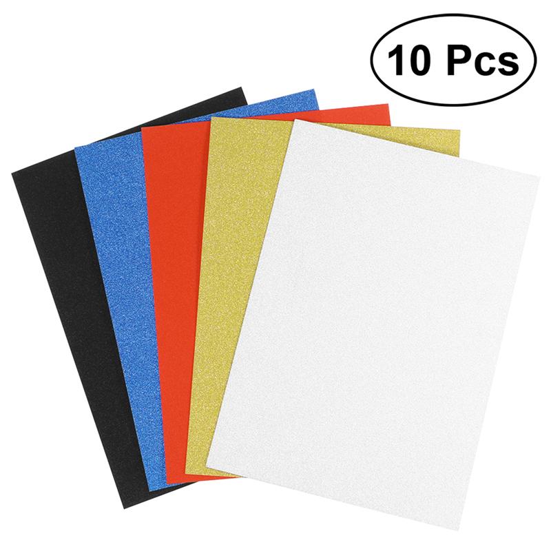 10pcs/pack Cardstock Sparkling Bling Bling A4 Shin... – Grandado