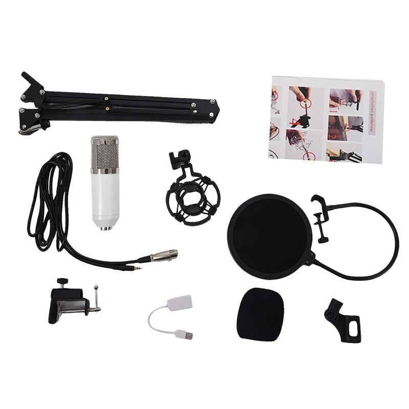 BM800 Condenser Microphone Kit Studio Suspension B... – Vicedeal