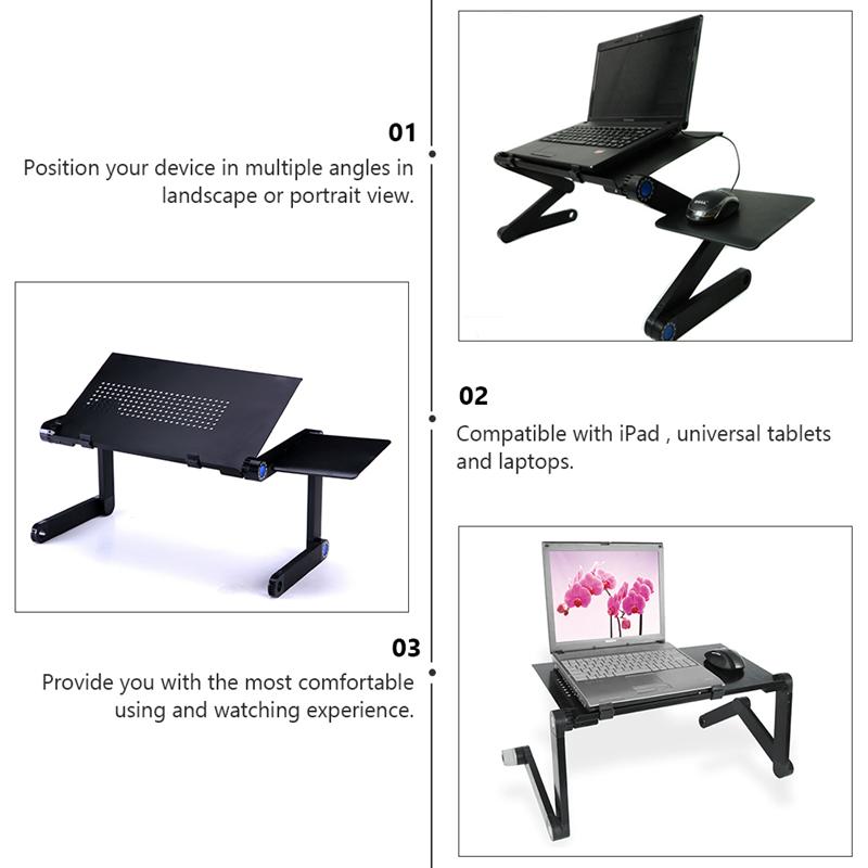 Draagbare Verstelbare Aluminium Laptop Bureau Stan... – Vicedeal