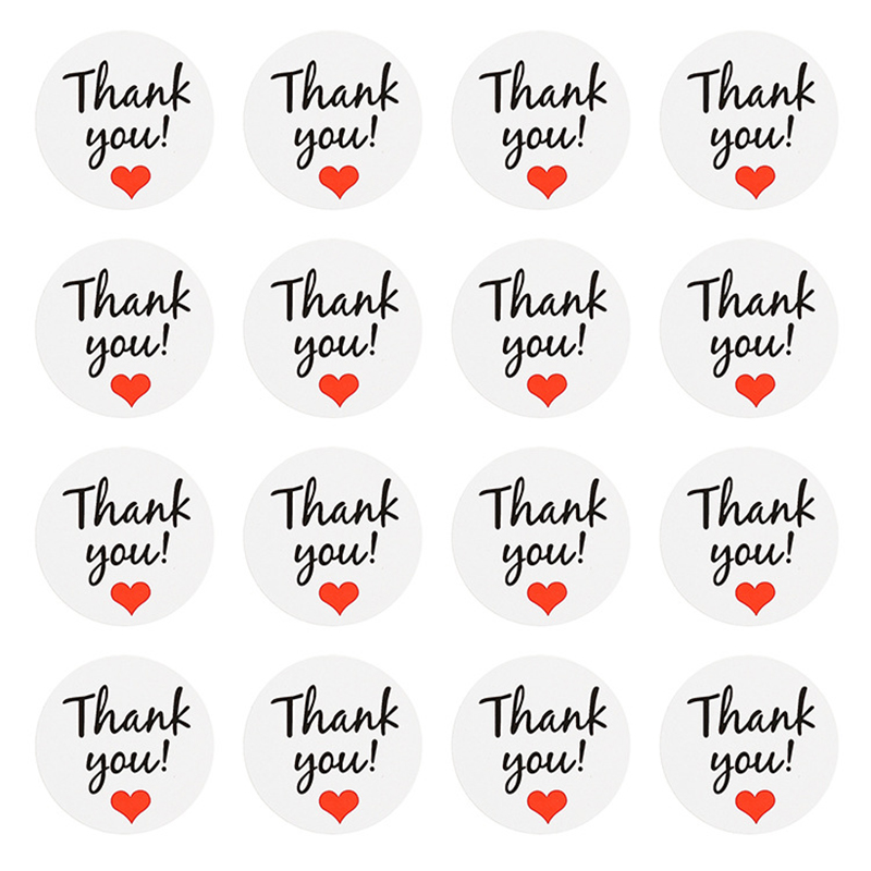 5pcs Transparante Sticker Adhesive Dank U Sticker ... – Grandado