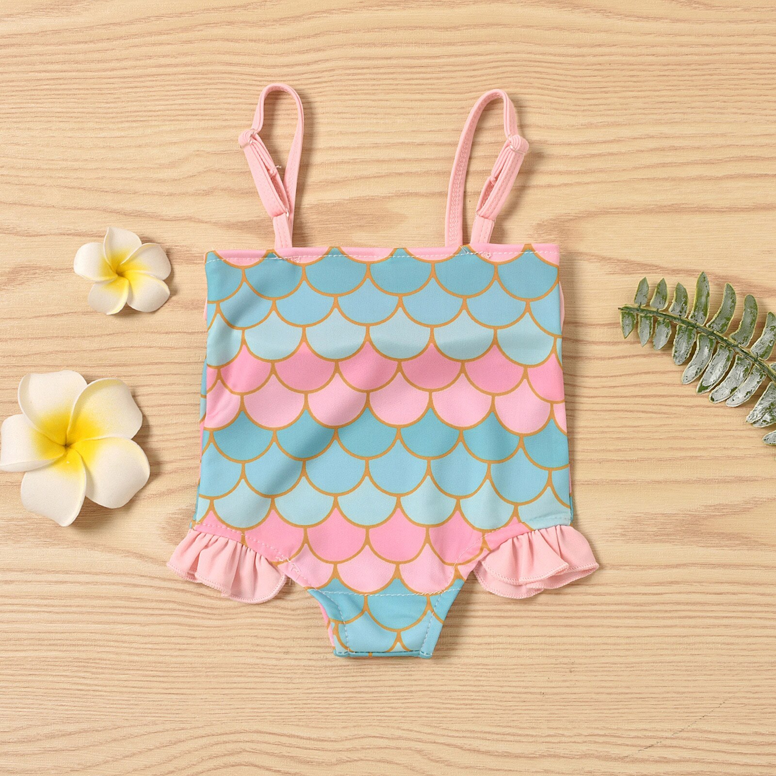 Squama Print Beach Bikini Badmode Kind Baby Meisje... – Vicedeal