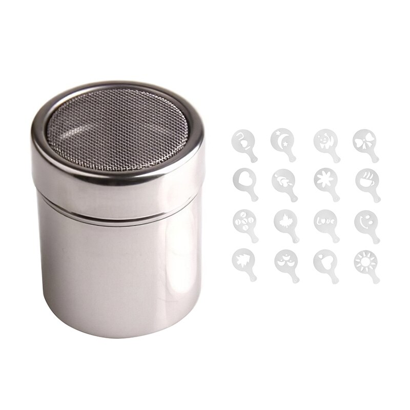 Chocolate Sugar Stainless Steel Shaker Coffee Dust... – Grandado