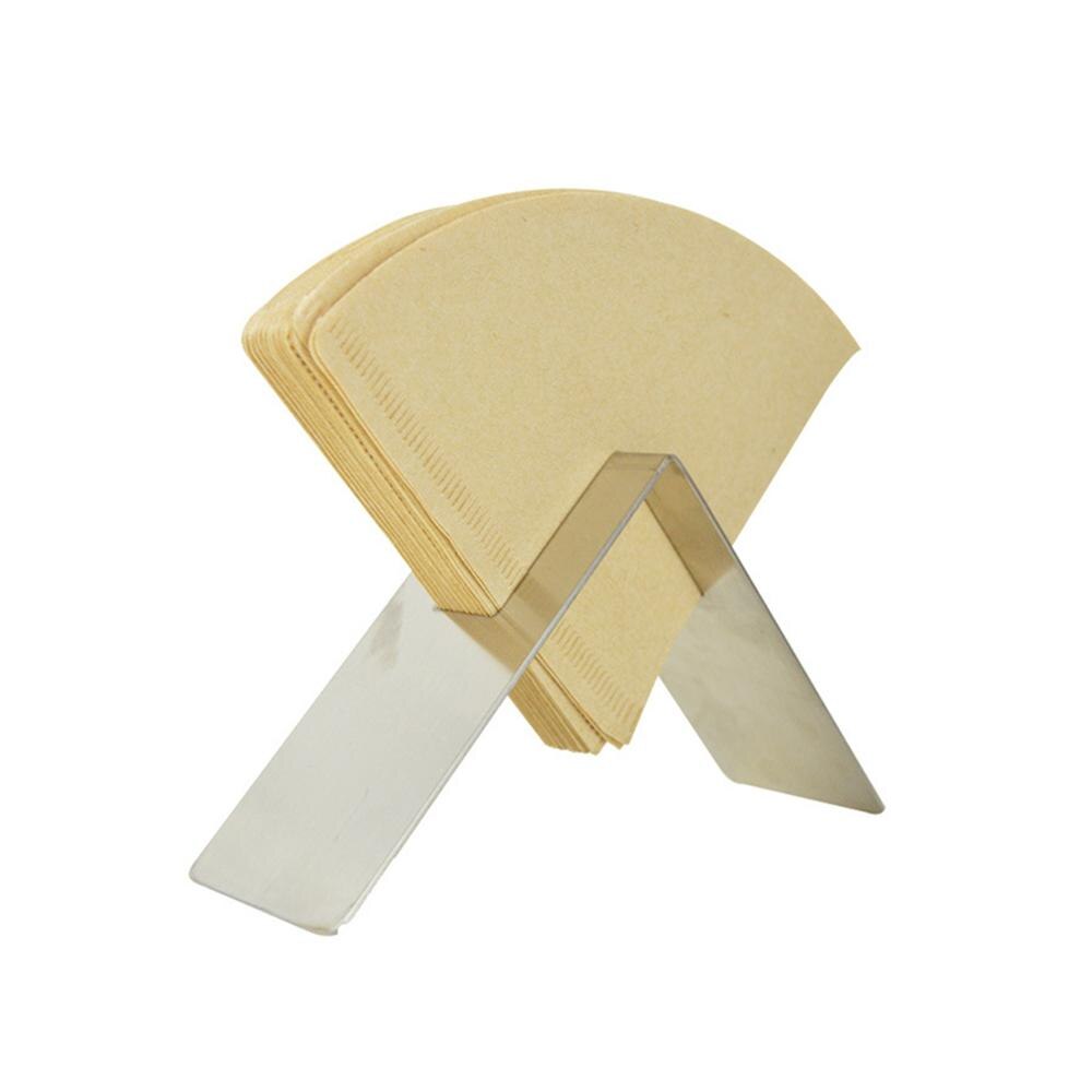 Populær træ / metal kaffefilter papirholder kaffe ... – Grandado