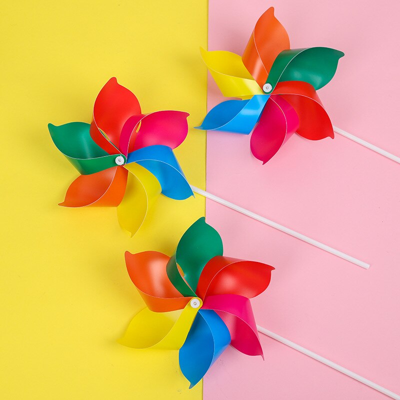 10PCS Colorful Pinwheel Windmill Wind Spinner Gard... – Grandado