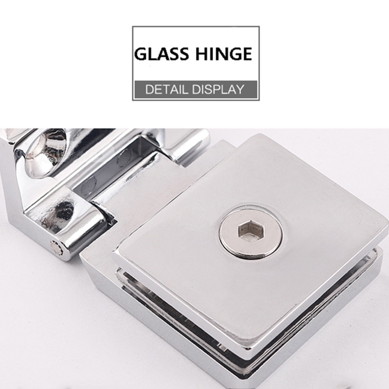 1pcs Glass Door Hinge Easy Install Glass Clamp Zin... – Vicedeal