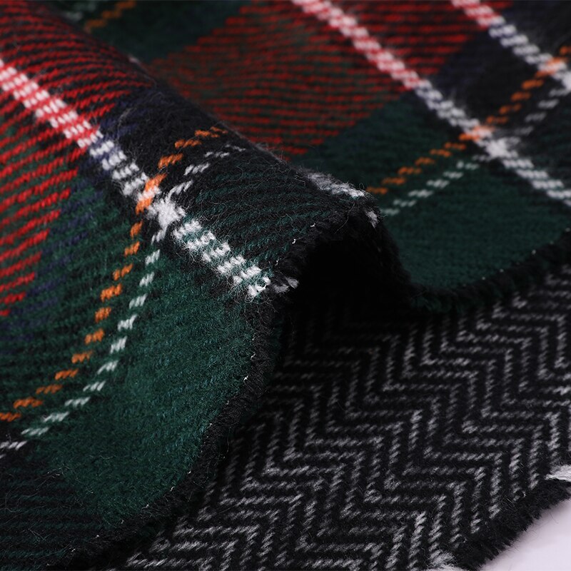 [FEILEDIS] Classic plaid scarf thick soft plaid bi... – Vicedeal