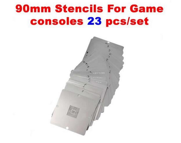 23 pcs BGA Reballing 90x90mm Game console Stencils... – Grandado