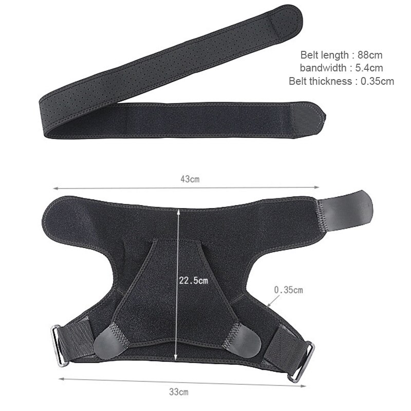 Adjustable Back Support Sports shoulder protector ... – Grandado