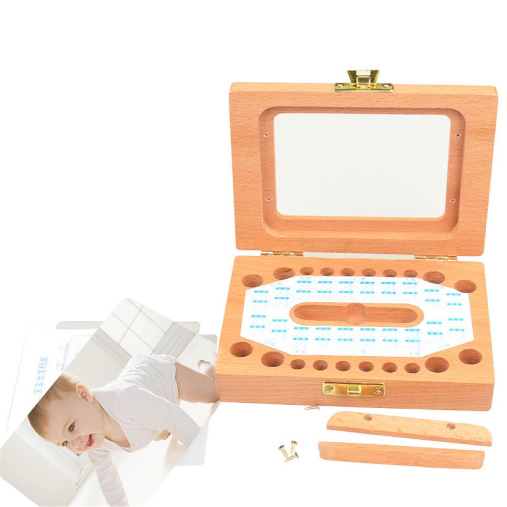 Wooden Children's Photo Frame Baby Teeth Storage B... – Vicedeal