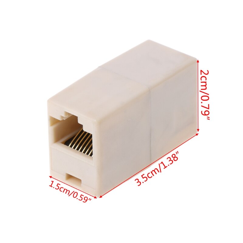 RJ45 CAT5 CAT5E Network Ethernet Connector Adapter – Grandado RJ45 CAT5 CAT5E Network Ethernet Connector Adapter – Grandado