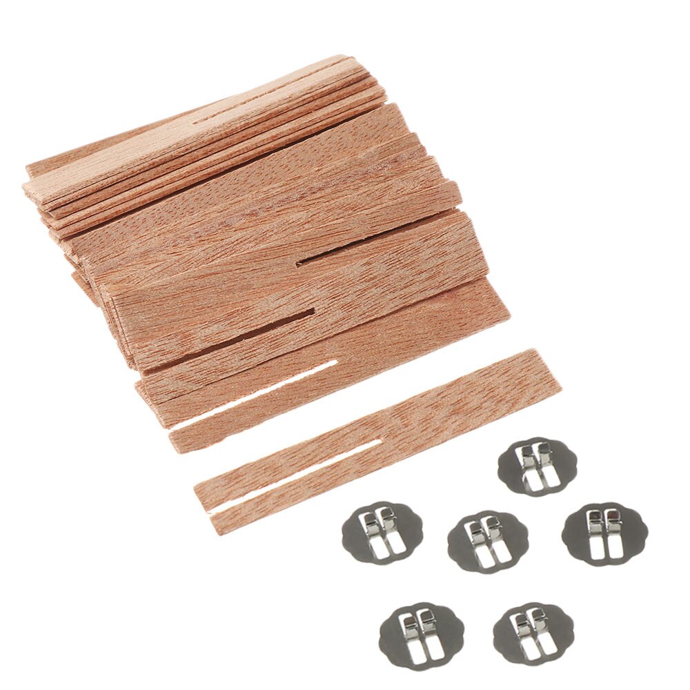 10pcs/Set Wooden Candles Wick Cross Candles Cores ... – Grandado