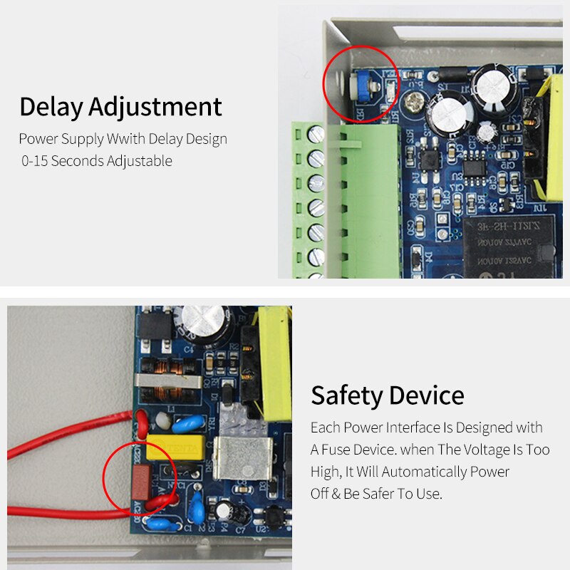 DC 12V 3.5A/5A Door Access Control System Switch P... – Vicedeal