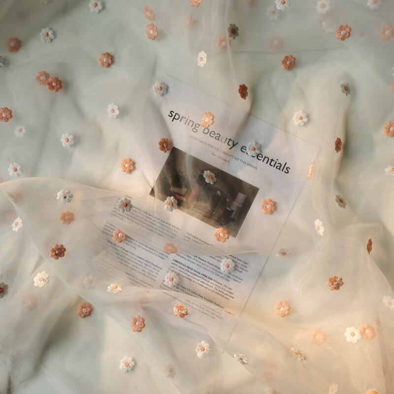 INS Style Embroidered Net Gauze Cloth Transparent ... – Grandado