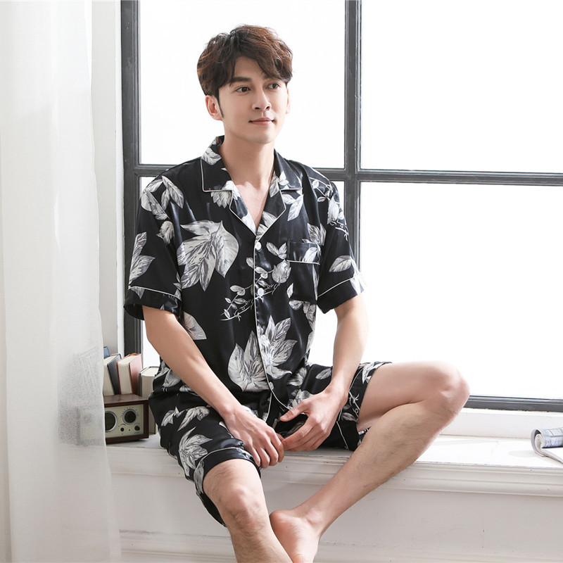 FZSLCYIYI Korean Version Short Sleeve Silk Couple ... – Grandado