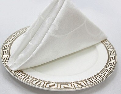 12PC COTTON RESTAURANT DINNER CLOTH LINEN WHITE 50... – Grandado