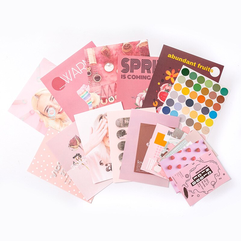 Ins Nordic Retro Color Decoration Card Paper 17 Sh... – Vicedeal