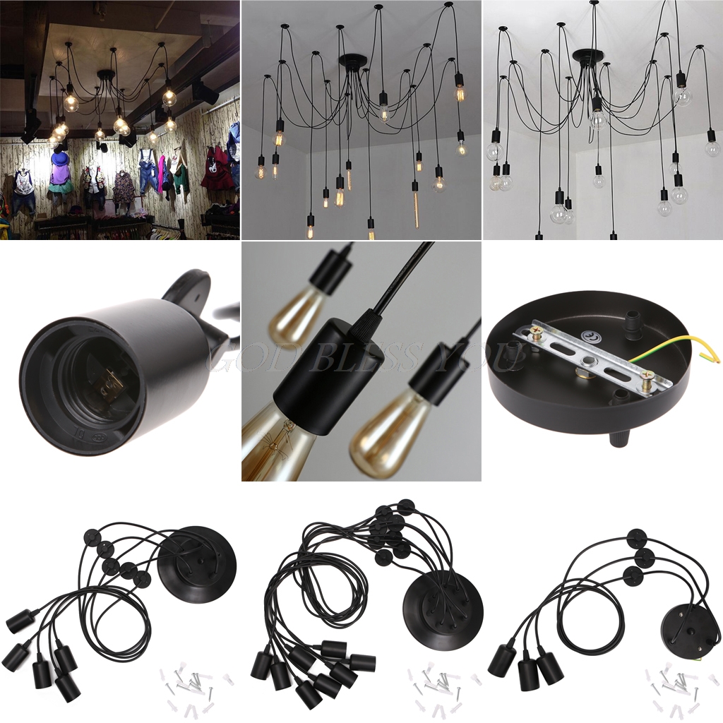 Vintage Nordic Spider Pendant Lamp Multiple Adjust... – Vicedeal