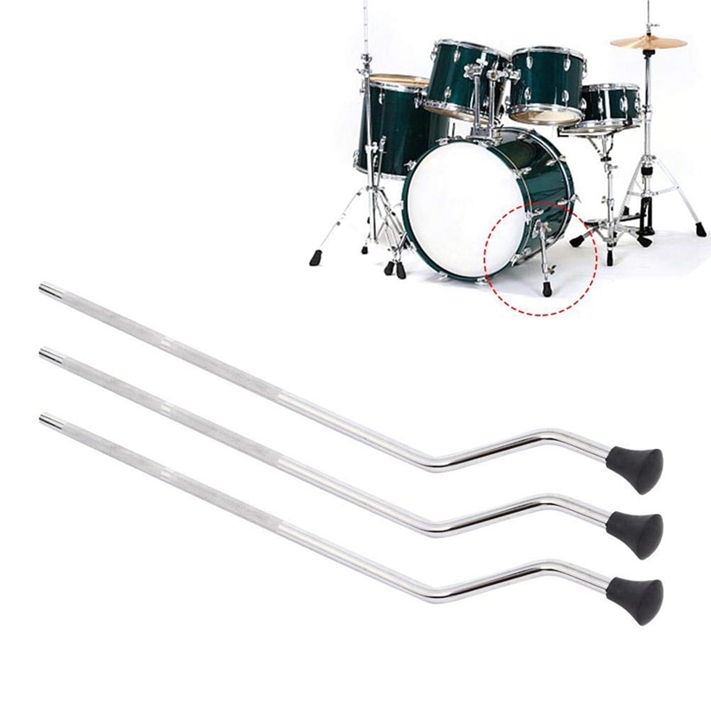 3 Stücke Große Trommel Bass Drums Metall Beine & 1... – Vicedeal