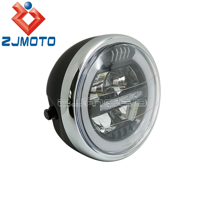 E-Mark E8 Led Motorcycle Headlight DRL Halo Built-... – Vicedeal