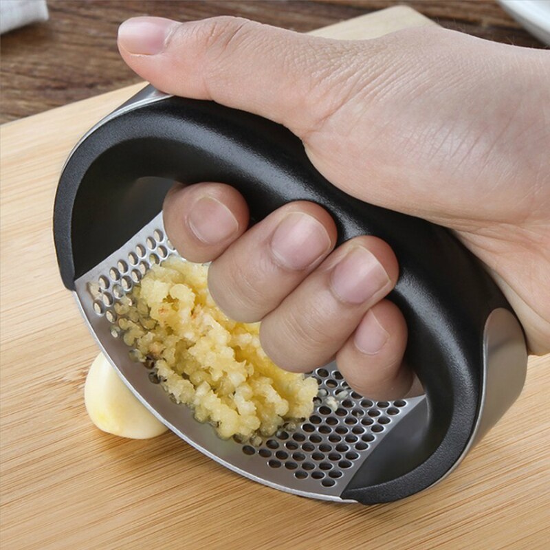 Stainless Steel Garlic Press Kitchen Manual Garlic... – Grandado