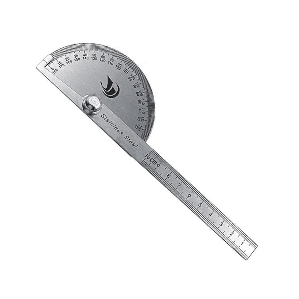 14.5cm 180Degree Adjustable Protractor Stainless S... – Vicedeal