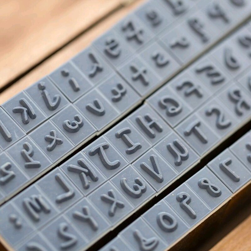 Multiple Vintage Trend Series Wooden Journal Stamp... – Vicedeal