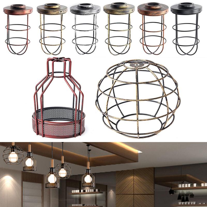 Bulb Cage Guard Iron Vintage Ceiling Pendant Cover... – Vicedeal