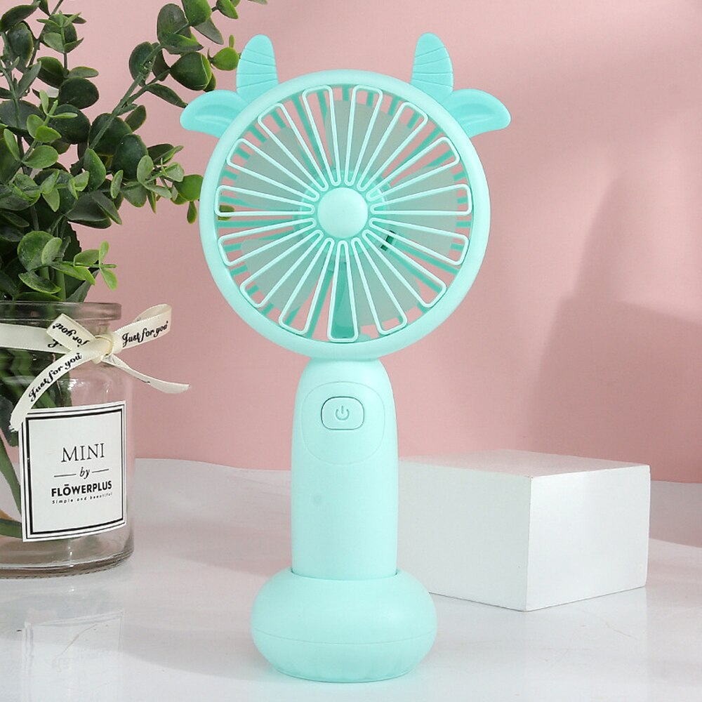 Cartoon USB Charged Fans Mini Desktop Handheld Adj... – Grandado
