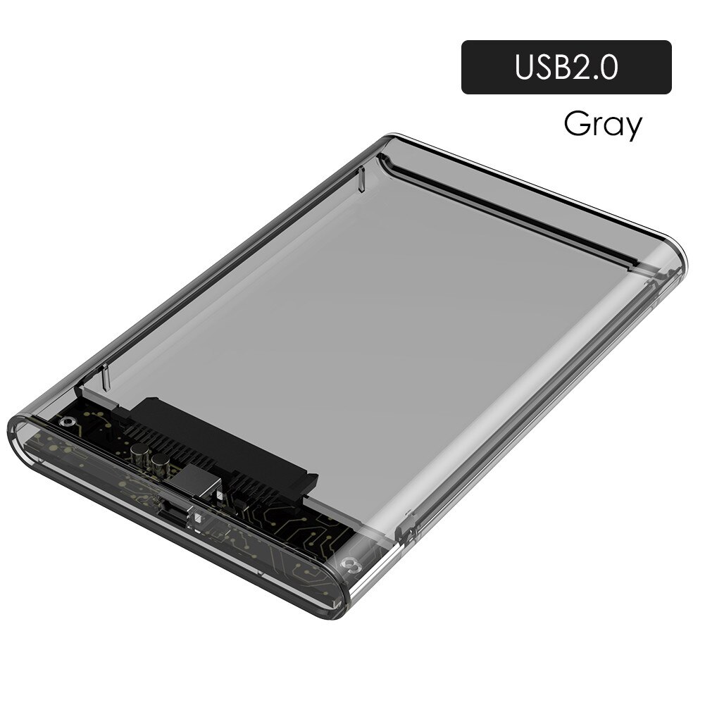 Hdd Behuizing 2.5Inch Transparante Hdd Case Box Sa... – Vicedeal
