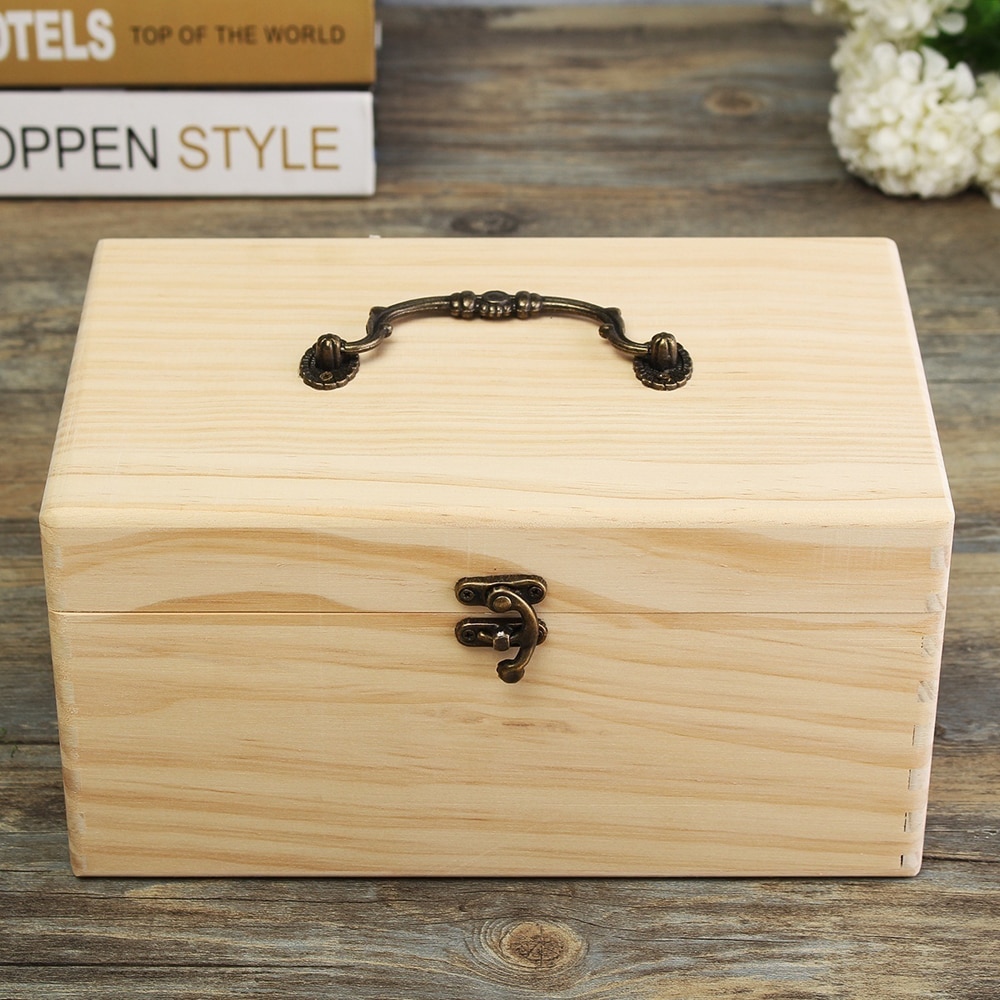 32 Slots Portable Storage Box Organizer Wooden Ess... – Grandado