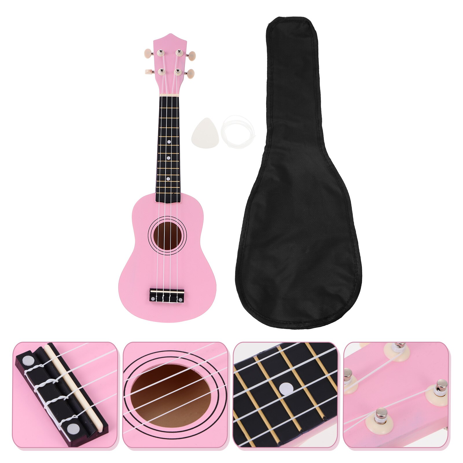 1Pc Portable Kids Ukulele 21-inch Chic Ukulele Chi... – Vicedeal