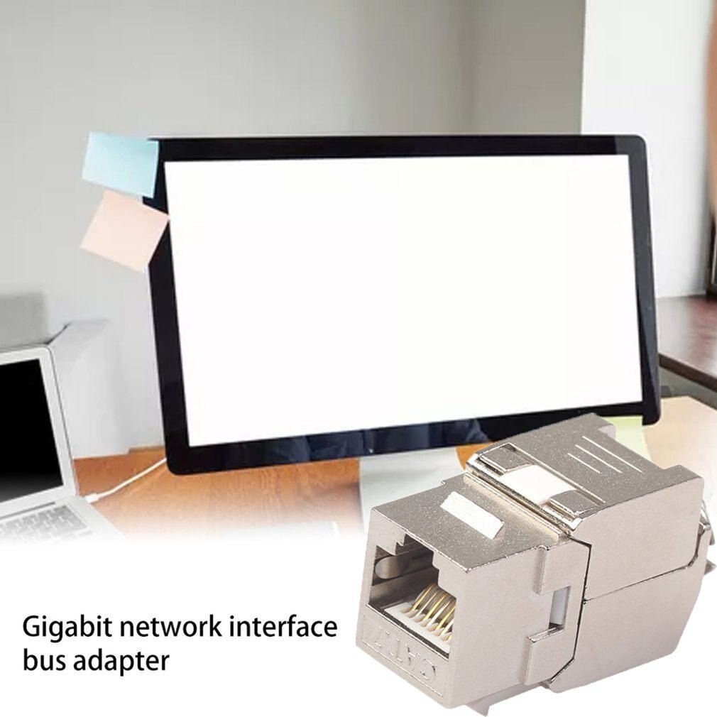 Network RJ45 Cat6 Cat7 Keystone Jack Module 360 De... – Vicedeal