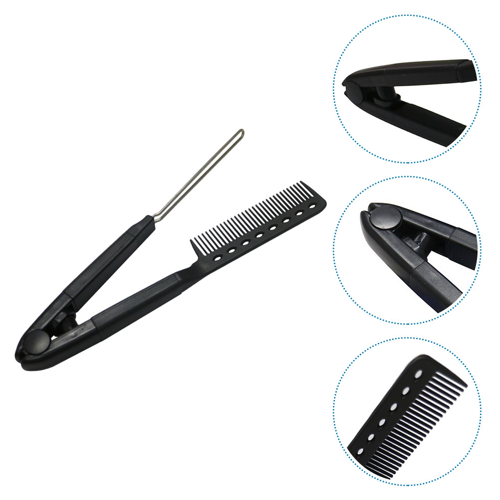 V Shaped Straightening Comb Hair Tool Hairstyling ... – Grandado