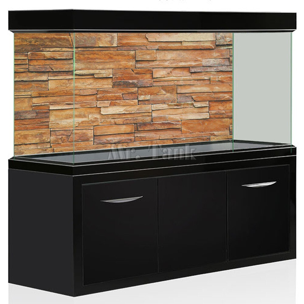 Mr.Tank PVC Aquarium Background 3D Effect Brick Gr... – Grandado