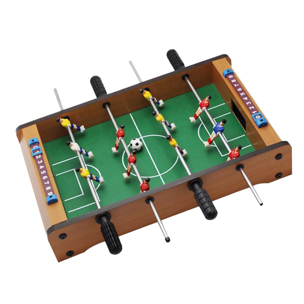 4 Pole Mini Foosball Tabletop Football Table Deskt... – Grandado