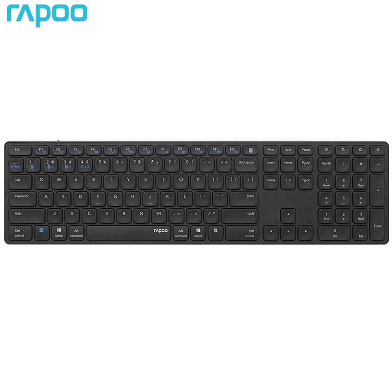 RAPOO-teclado inalámbrico E9550G, Original, USB, 2... – Grandado