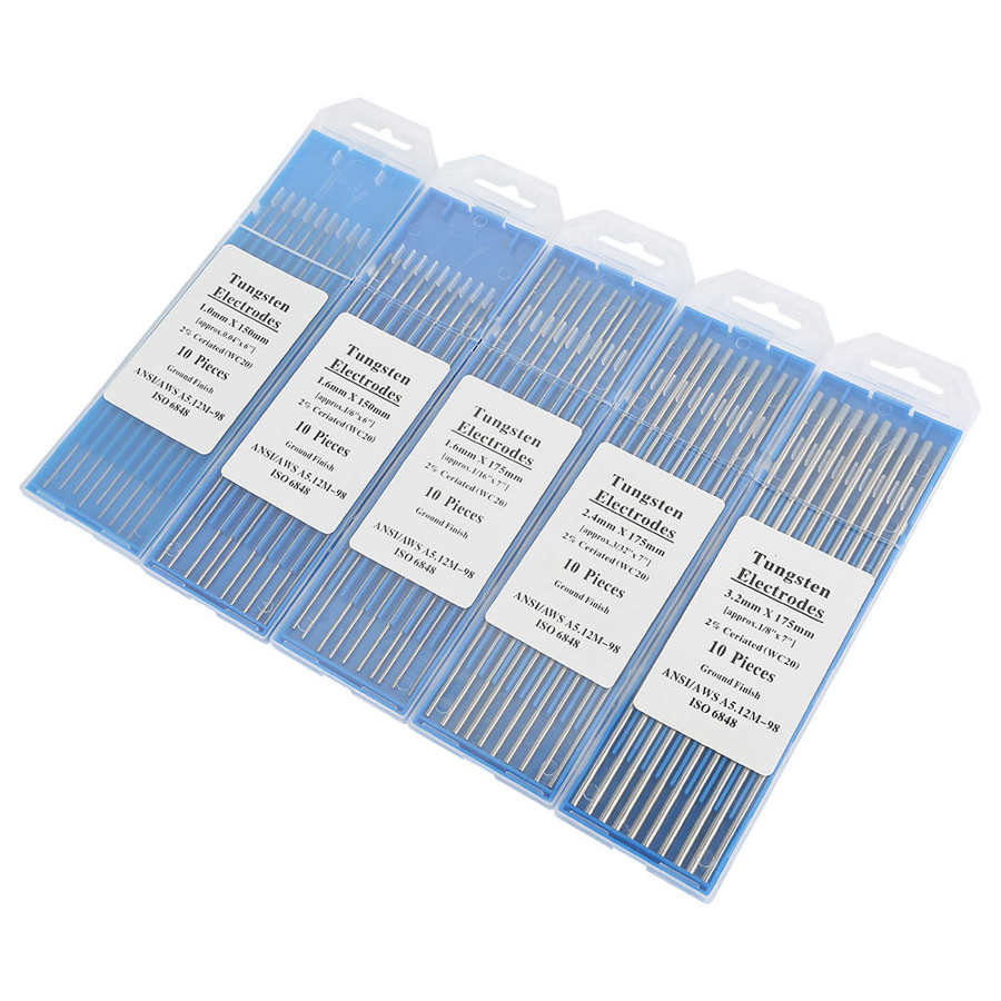 10x WC20 Cerium Tungsten TIG Electrodes for Stainl... – Vicedeal