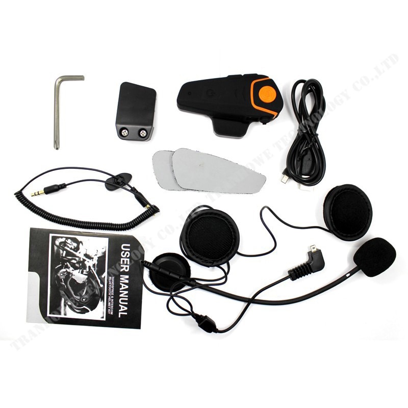 BT-S2 Waterproof Helmet Intercom Motorcycle Headse... – Vicedeal