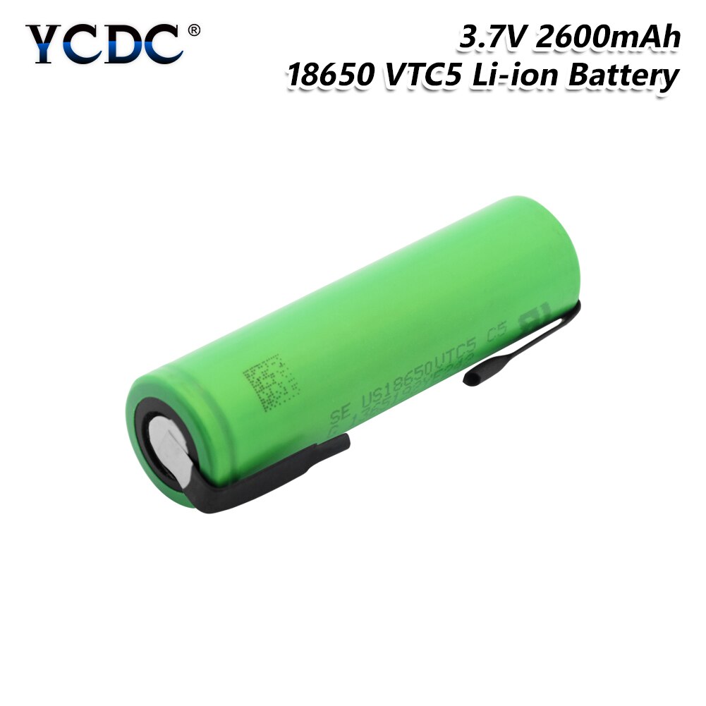 Newest 2P 18650 Battery 2600mah 3.7V Rechargeable ... – Vicedeal
