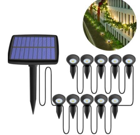 LED Solar- angetrieben Garten Boden Licht 10-in-1 ... – Grandado