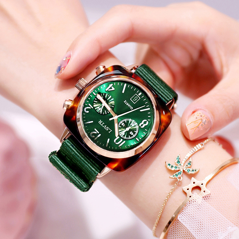 Women 's Nylon Band Luxury Flash Watches Women Bra... – Grandado