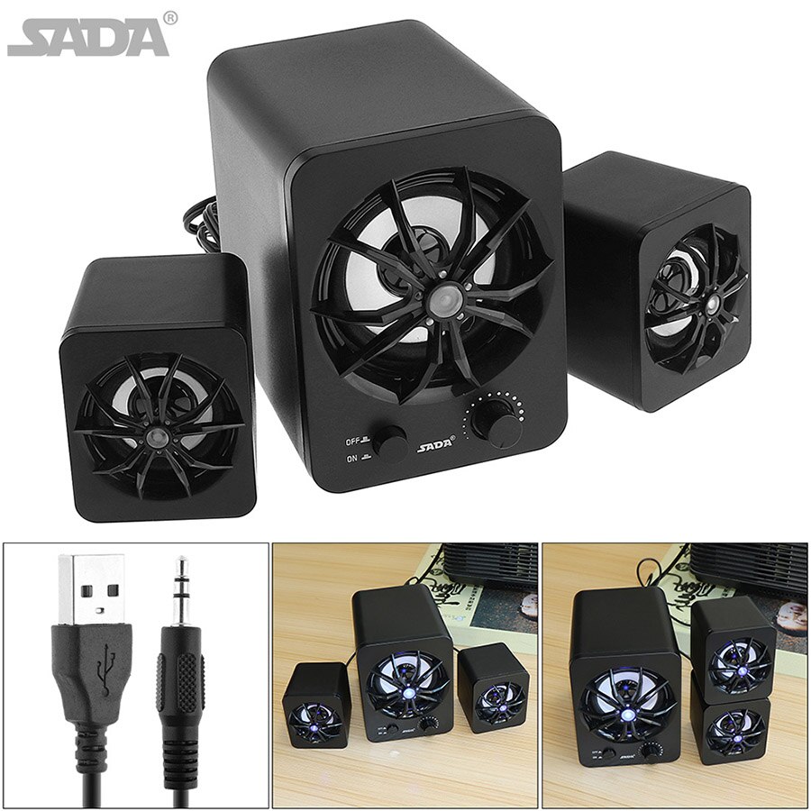 Sada Full Range Draagbare Computer Speakers 3D Ste... – Grandado
