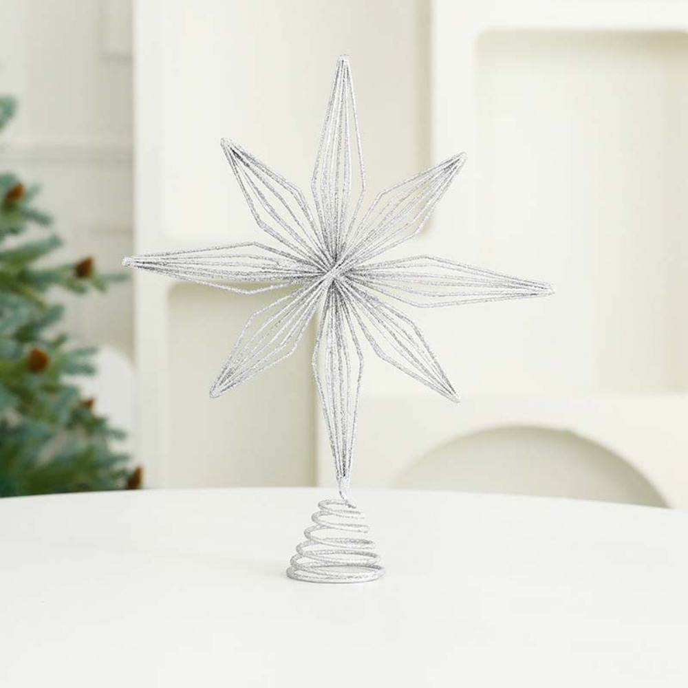 LED Christmas Tree Toppers Star Luminous Eight-poi... – Grandado