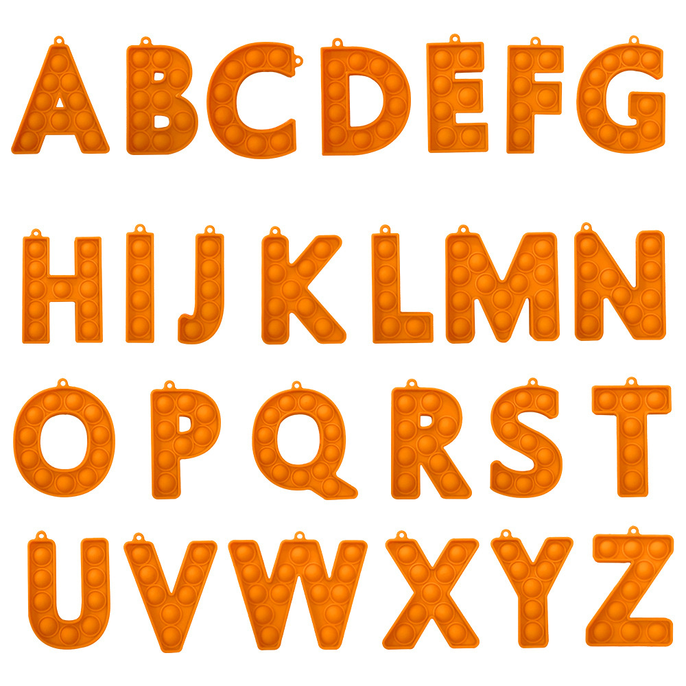Pop Abc Letters Numbers Silicone Fidget Toys Bulk ... – Vicedeal