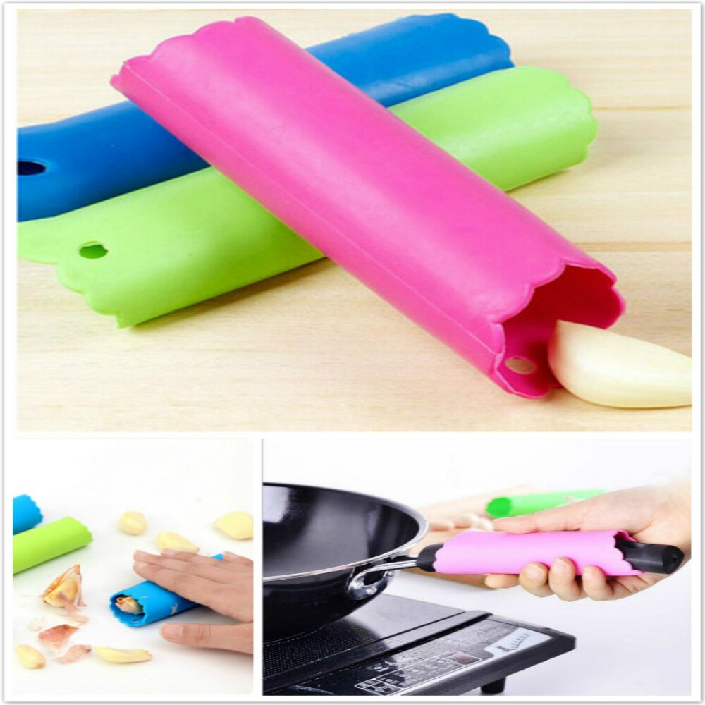 Silicone Garlic Peeler Garlic Press Useful Rolling... – Grandado