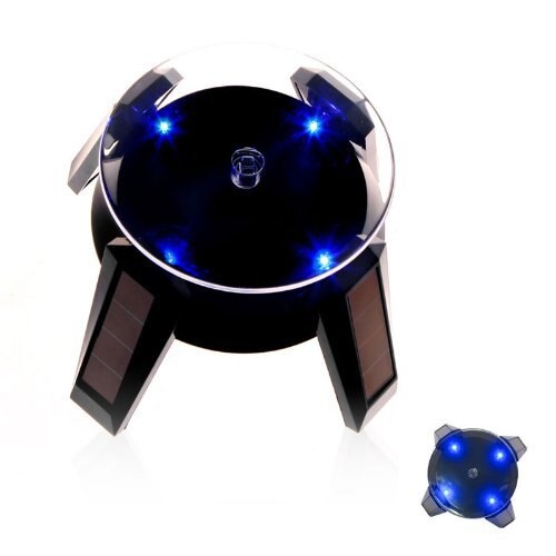 Black Solar Powered Jewelry Watch Black Solar Rota... – Grandado